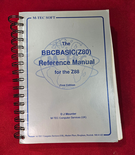 Das BBC BASIC (Z80) Referenzhandbuch Für Z88 M-Tec Software Von D J ...