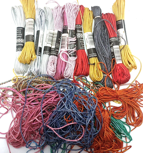 Needloft Plastic Canvas Nylon Metallic Cord Lot | eBay