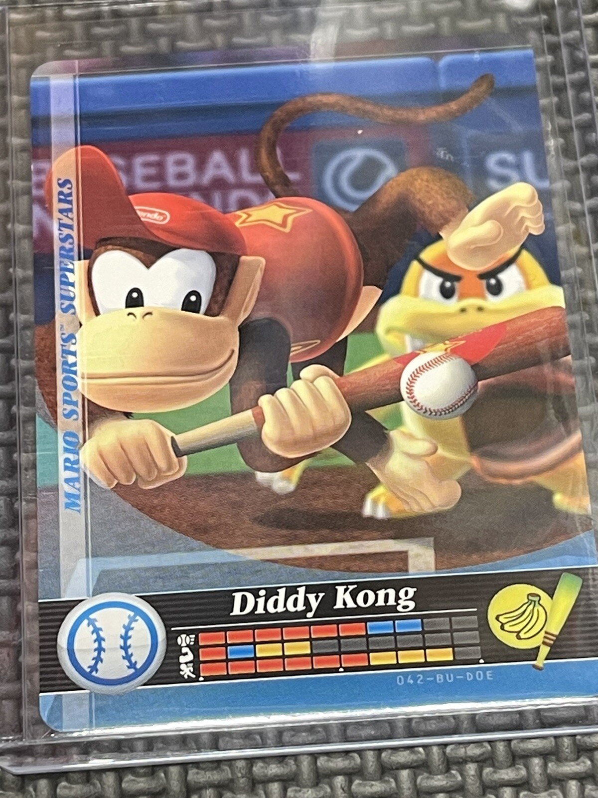 Mario Sports Superstars Amiibo Card Diddy Kong Baseball | eBay