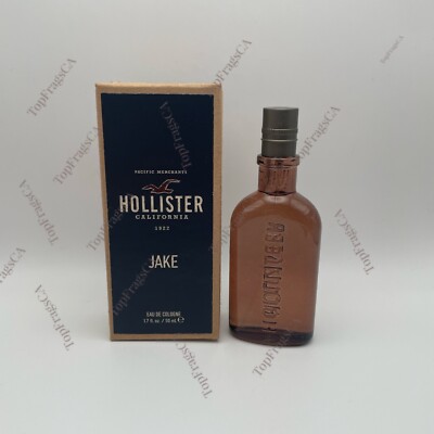 HOLLISTER 1922 JAKE FOR MEN 1.7 OZ / 50 ML EAU DE COLOGNE SPRAY VINTAGE ...