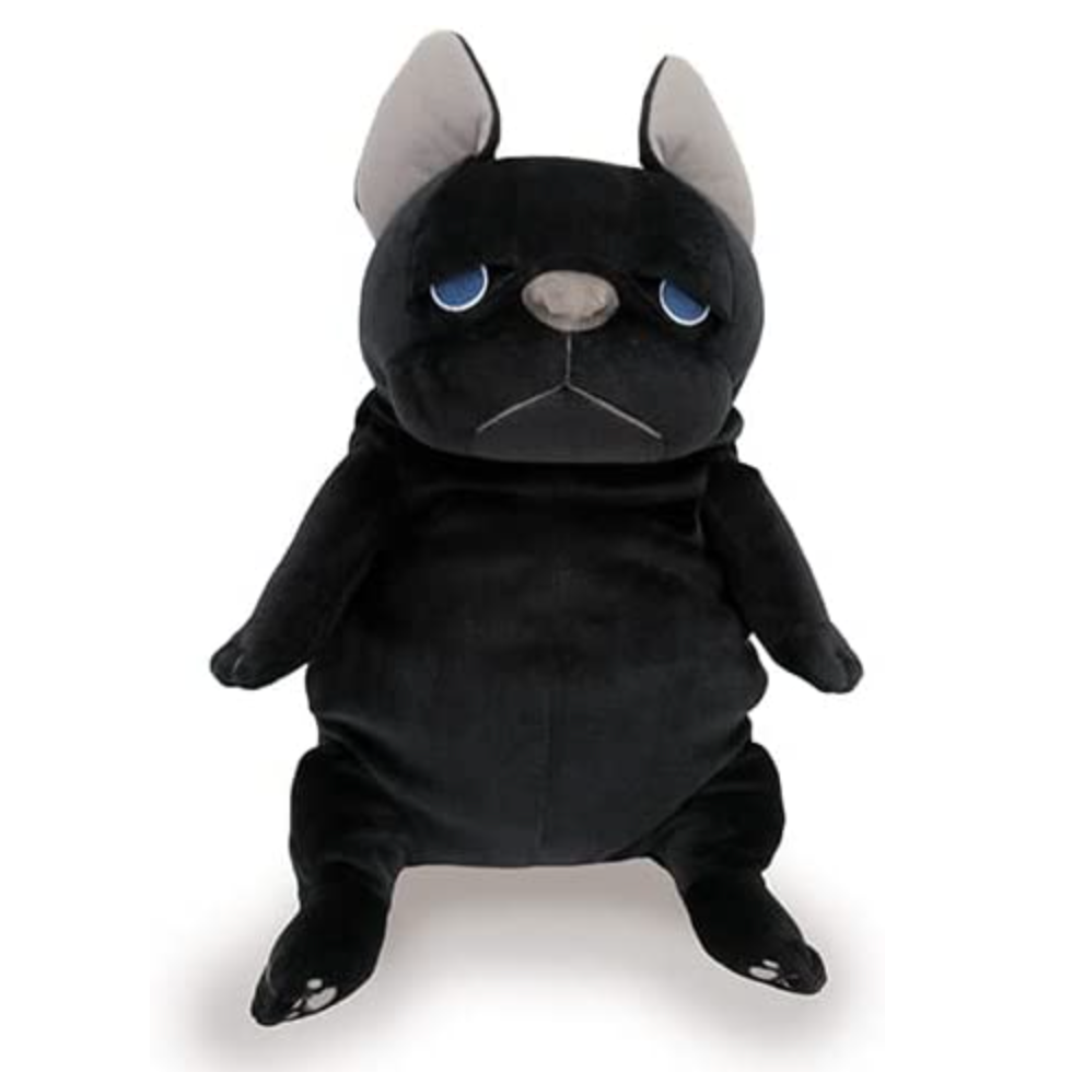 Shinada Global Mochi Buru Bulldog Black L Size Plush Doll Stuffed Toy ...