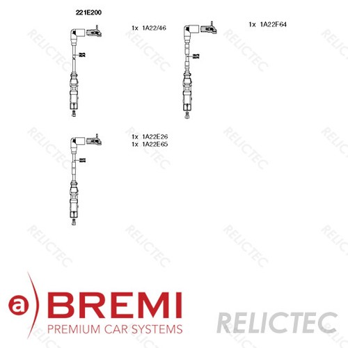 Ignition Leads Kit Cable VW Audi:A4,PASSAT 06B905409E 06B905431A | eBay