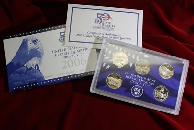 2006 UNITED STATES MINT CLAD STATE QUARTERS PROOF SET, IN MINT PACKAGE ...