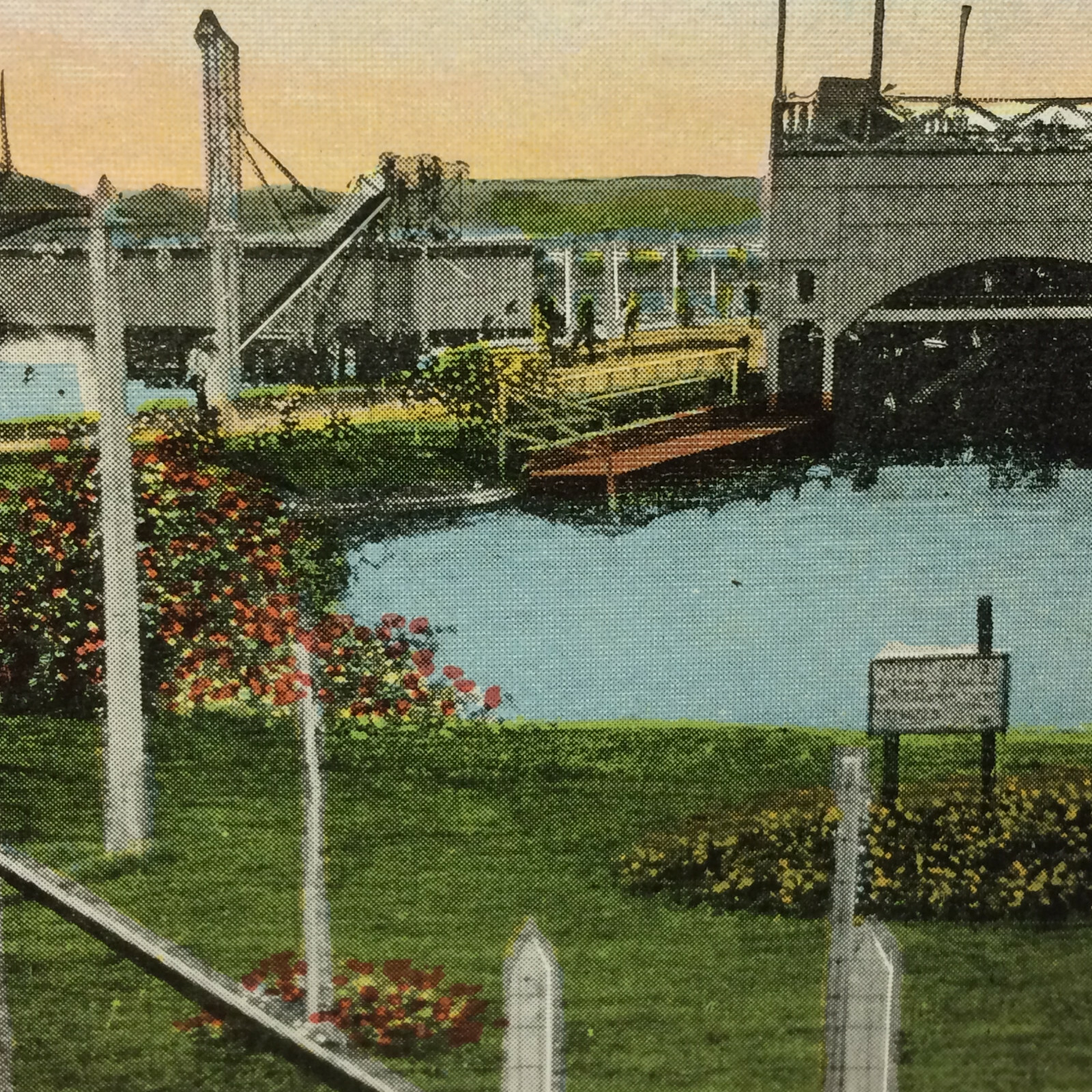 Vintage Postcard Oklahoma City OK Belle Isle And Bathing Pool Scene ...