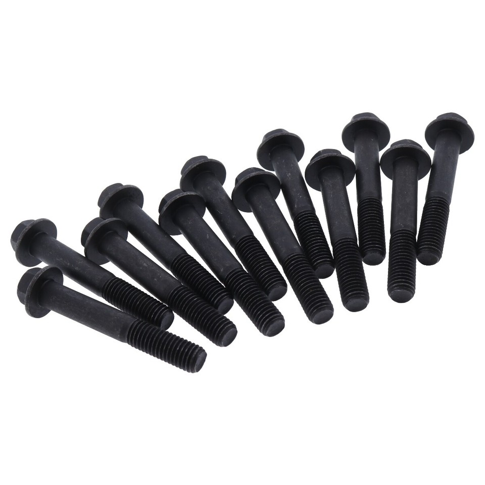 12X Exhaust Manifold Bolt 3944593 For Dodge 94-98 5.9L Engine 12 Valve ...