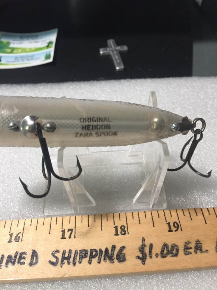 OLDER 4-1/4" EXCALIBUR/HEDDON ORIGINAL ZARA SPOOK SURFACE LURE | eBay