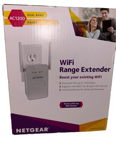 NEW NETGEAR EX6150 AC1200 Dual Band Wi-Fi Mesh Range Extender Signal ...
