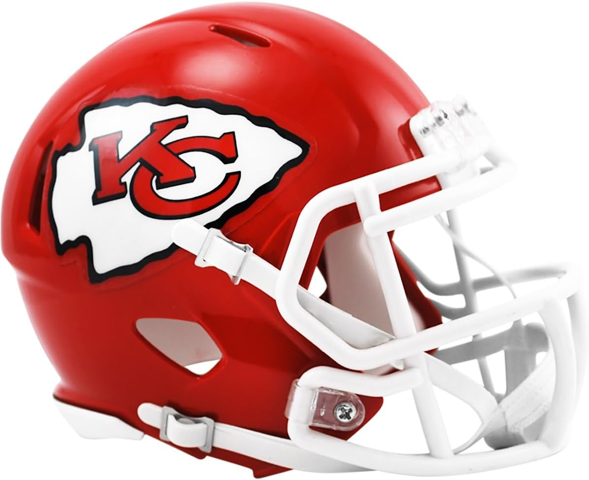 Kansas City Chiefs Current Speed Mini Football Helmet - New in Box | eBay