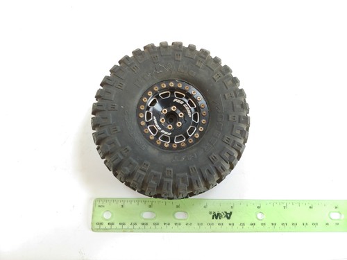 4x Mark Ma Pioneer M/T 2.2" RC Crawler Tires on Pro Comp METAL Beadlock ...
