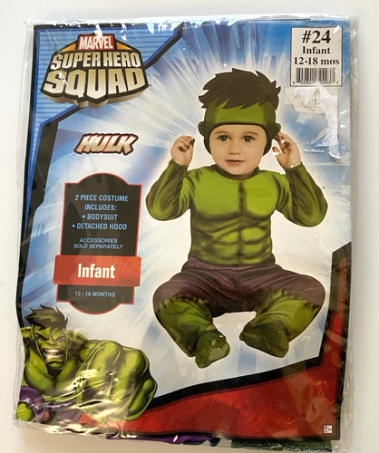 Marvel Avengers Hulk Halloween Costume Infant 12-18 Months NWT Body ...