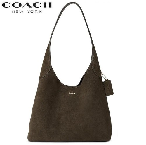 COACH bag 2025 autumn new CW637 suede shoulder bag women s boutique ...