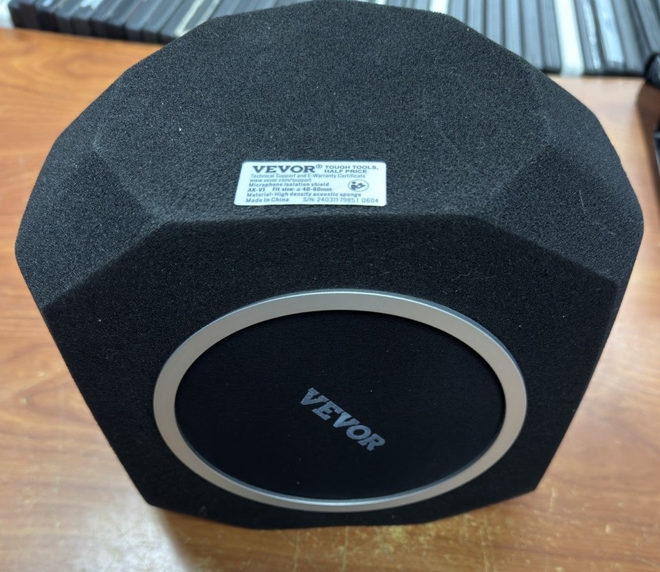 Microphone Isolation Ball - High-Density Acoustic Foam Windscreen ...