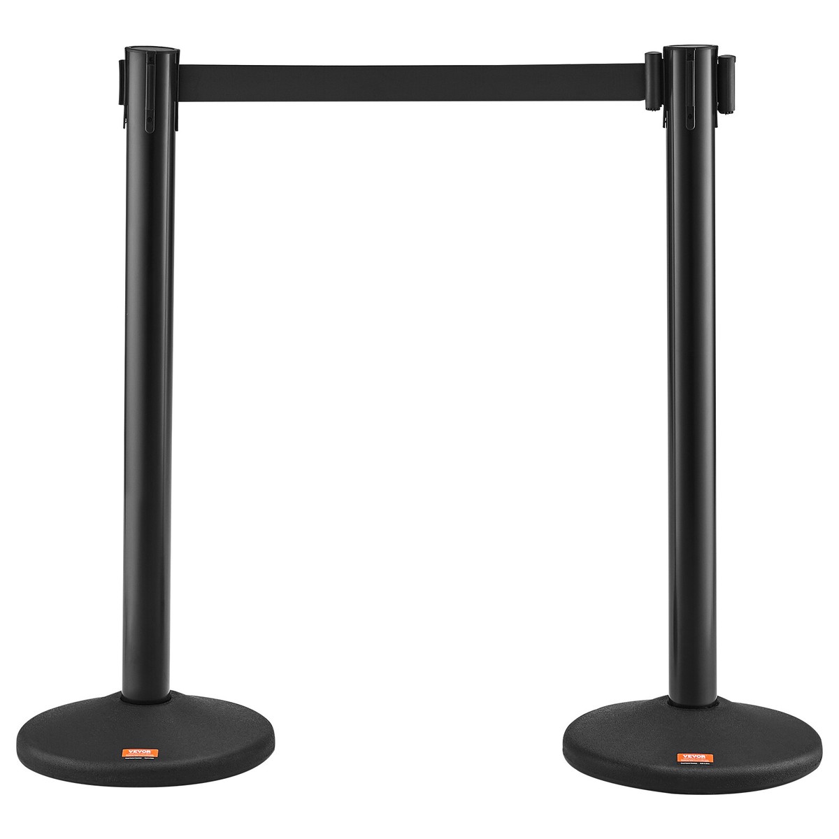 Retractable Barriers RS PRO Black & Yellow Steel Retractable Barrier,