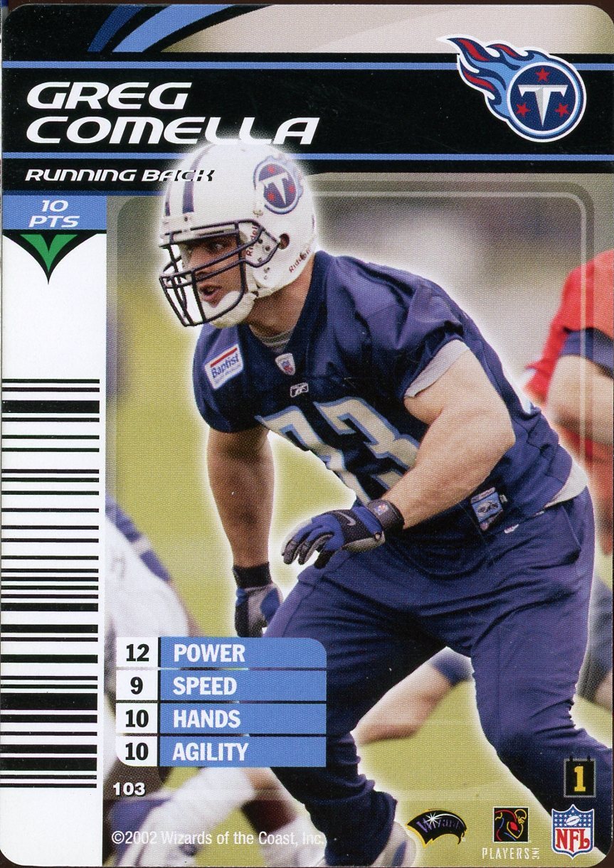 2003 NFL Showdown GREG COMELLA TITANS #103 | eBay