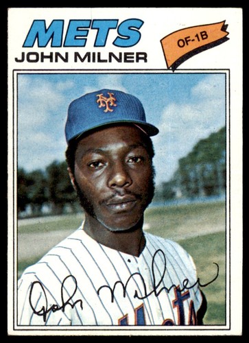 1977 TOPPS JOHN MILNER NEW YORK METS #172 | eBay