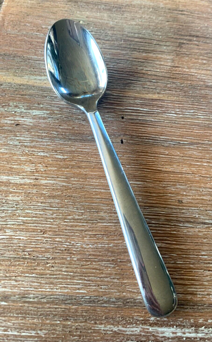 1 Teaspoon Tea Spoon Retroneu Image 18/8 Stainless 6 3/8'' Round Tip ...