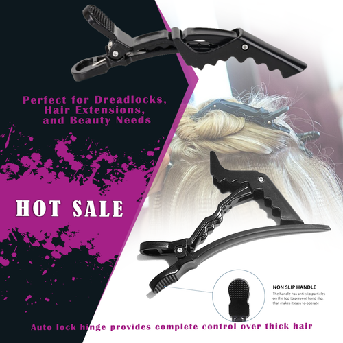 1PC Clamp Salon Crocodile Matte Sectioning Claw Hair Clip Hairdressing ...