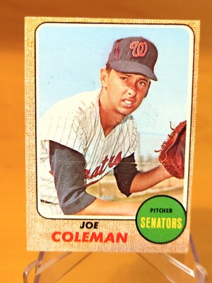 Joe Coleman 1968 Topps #573 - Washington Senators | eBay