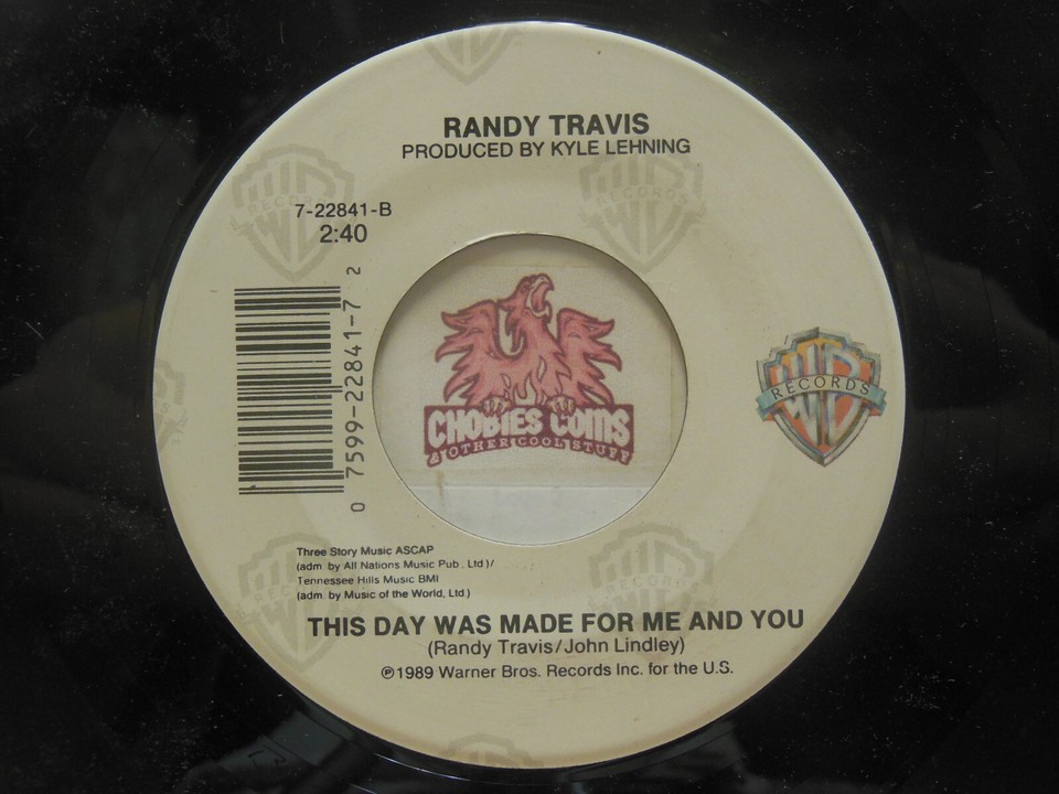 Randy Travis – It's Just A Matter Of Time / This Day Was Made, 45 RPM ...