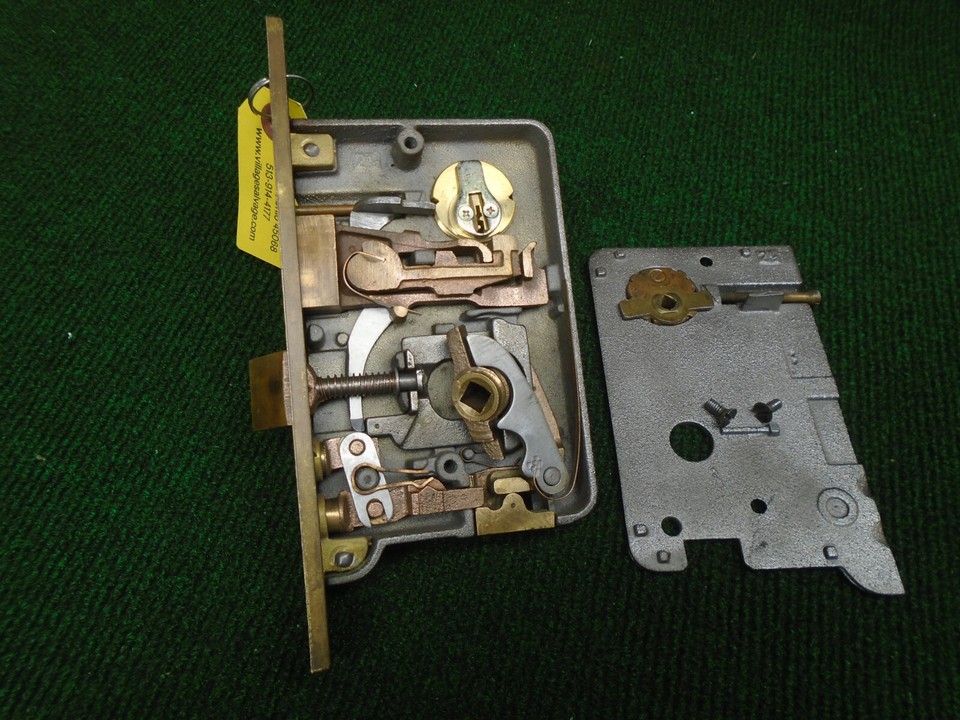 CORBIN 1348 1/2 REMANUFACTURED ENTRY MORTISE LOCK SET w/CYLINDER KEYS ...