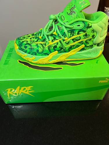PUMA MELO MB.03 La France--Junior men's 7-Green-Fluro Yellow | eBay