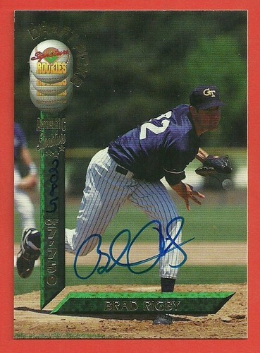 BRAD RIGBY - 1994 Signature Rookies Draft Picks Signatures #34 ...