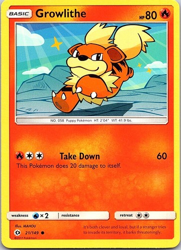 SM Base Set #21/149 Growlithe | eBay