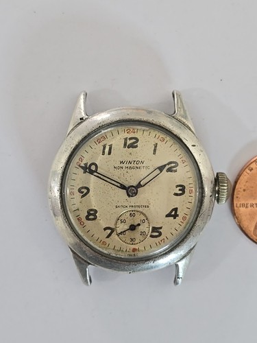 Vintage Silver Winton Men's Adult Manual Watch For Parts Or Repair | eBay