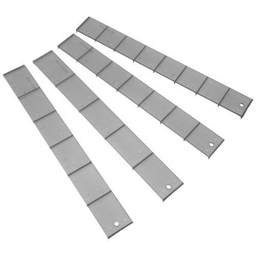 Cake Roll Dividing Ruler Icing Measuring Tool Cookie Division Molds ...