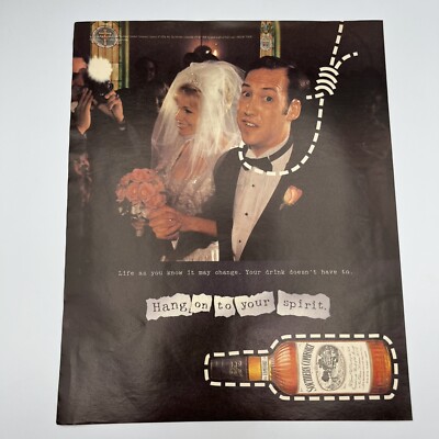 Southern Comfort Whiskey 1998 Print Ad 10"x12" Hang on to your spirit ...