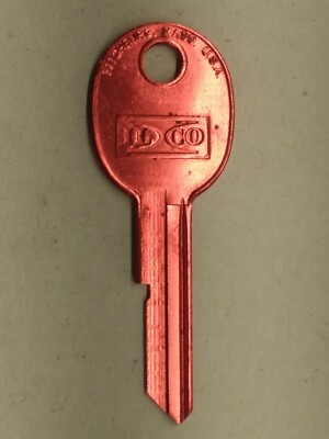 1970 1974 GM General Motors ~ Trunk/G. Box/Door ~ NOS ILCO Red B47K Key ...