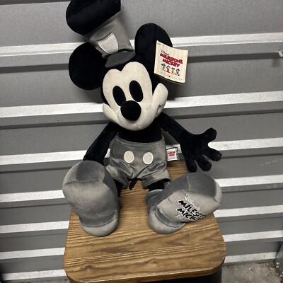 Disney Milestone Mickey Limited Editon 1928 Steamboat Willie Plush 24 ...