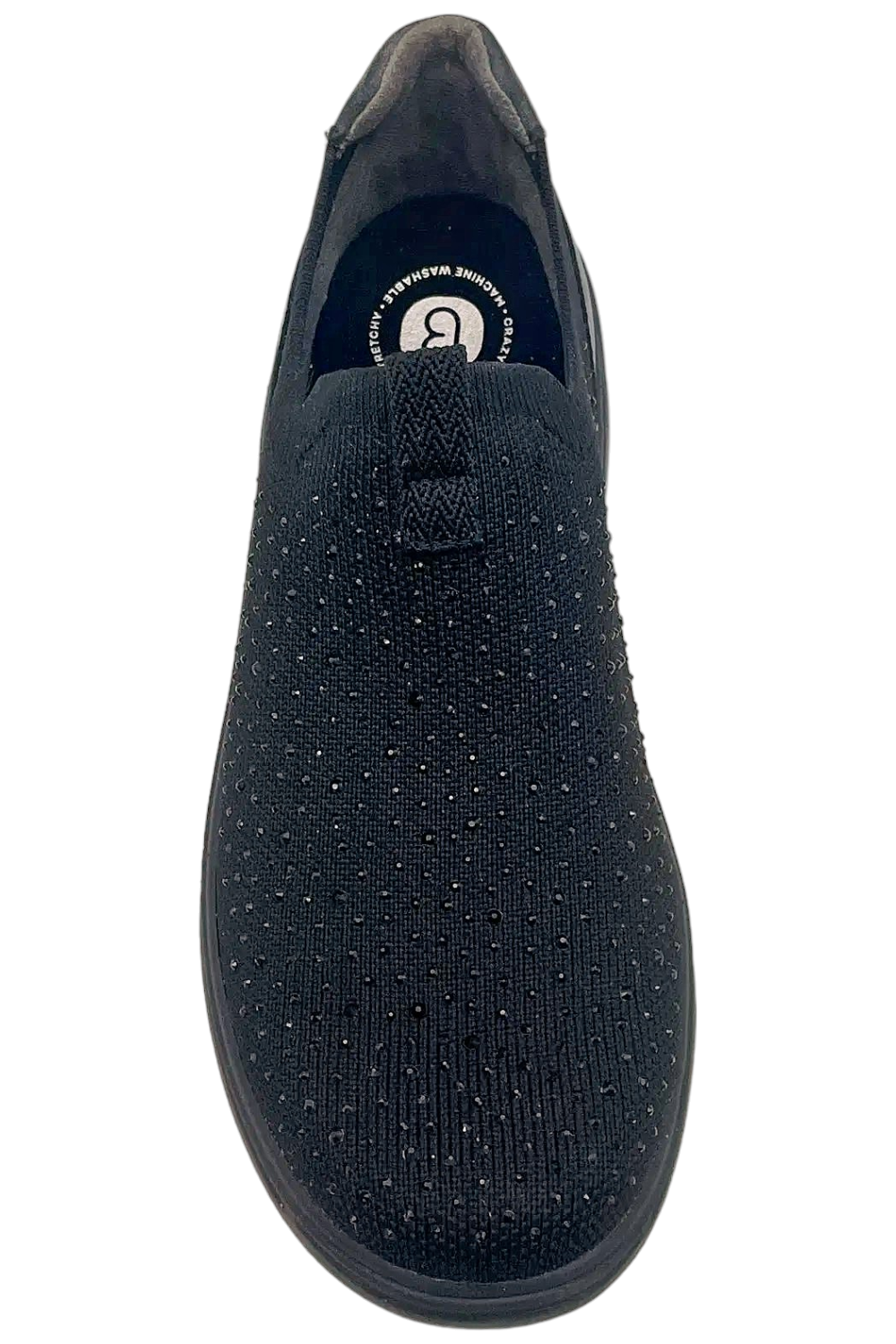 Bzees Twilight Rhinestone Slip-On Sneaker Black | eBay