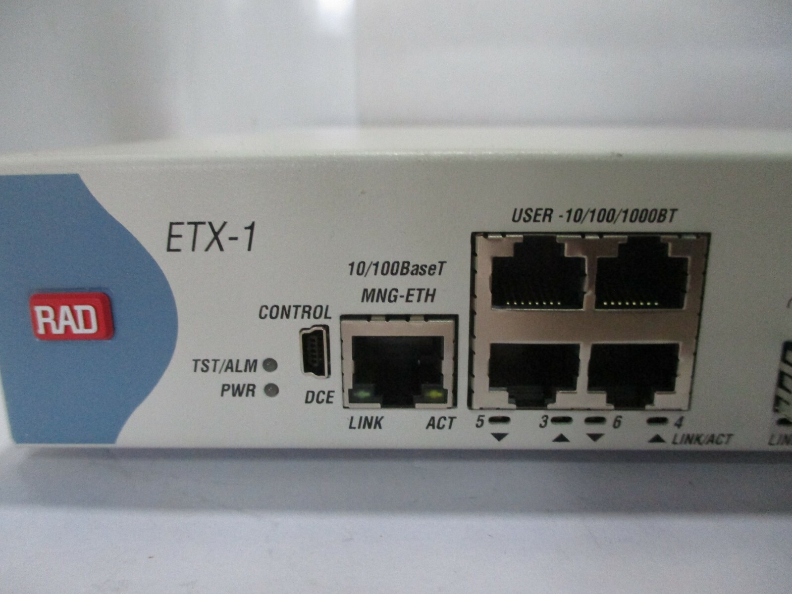 RAD ETX-1 ETX-1/AC/2SFP/4UTP (A) 1960140000 Ethernet Demarcation Switch ...