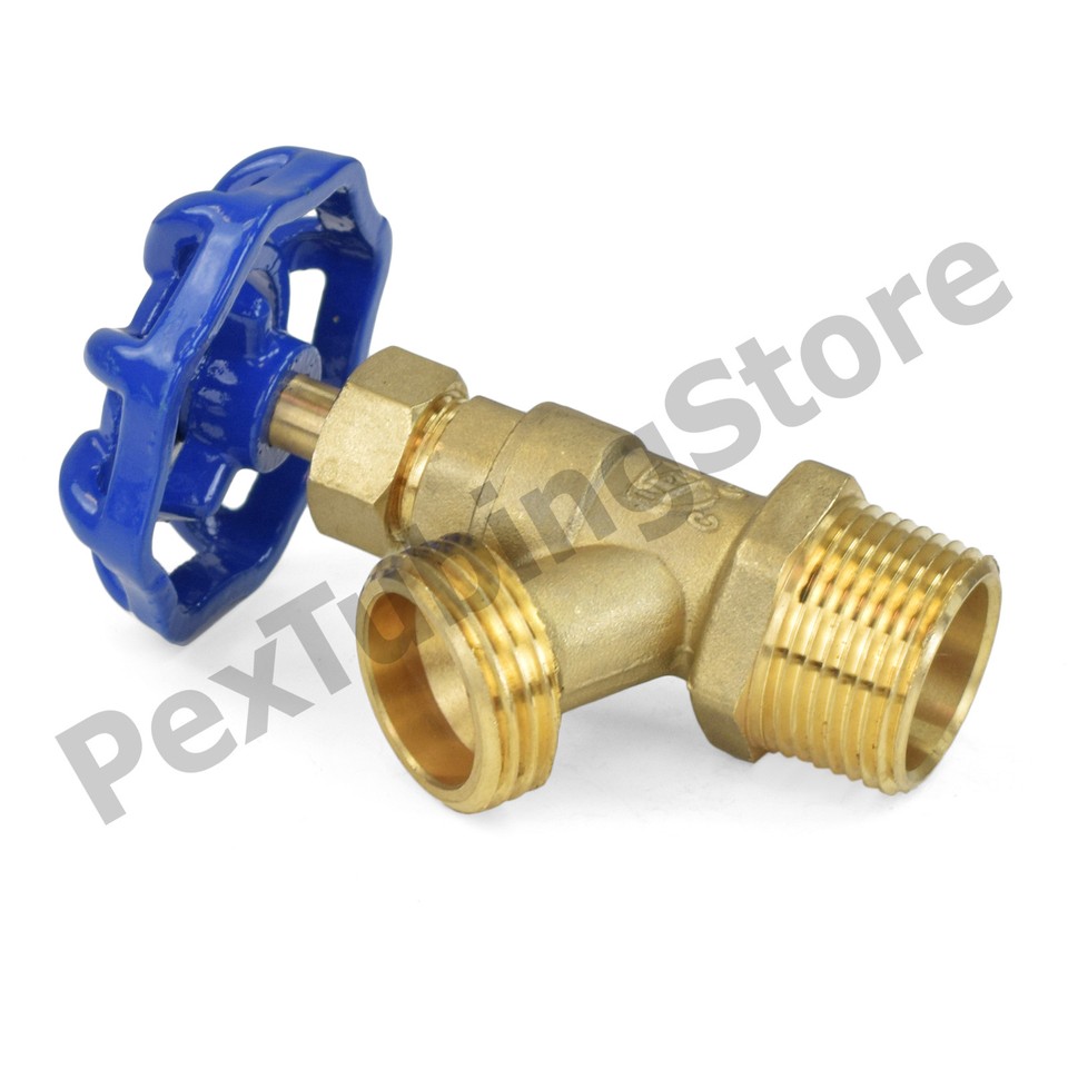 3/4" MIP Threaded Boiler/Water Heater Drain Valve, Multi-Turn, LEAD ...