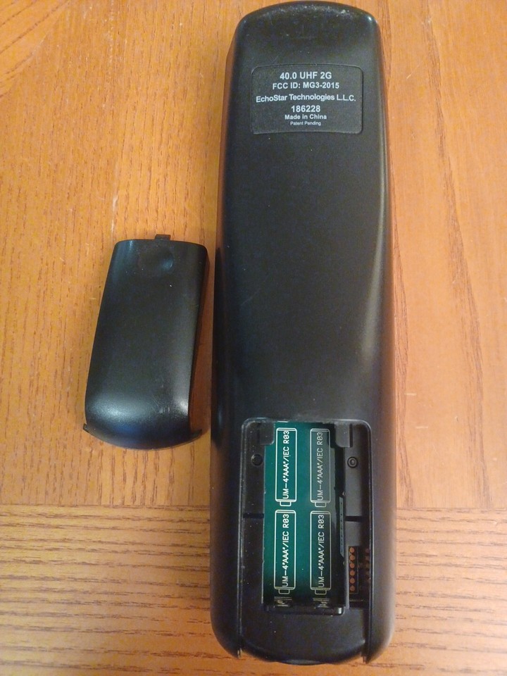Dish Network 40.0 UHF 2G Satellite Universal Remote 186228 Echostar ...