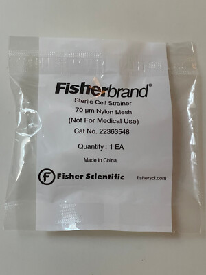 Fisherbrand 22363548 Sterile Cell Strainer 70um Nylon Mesh - LOT of 10 ...