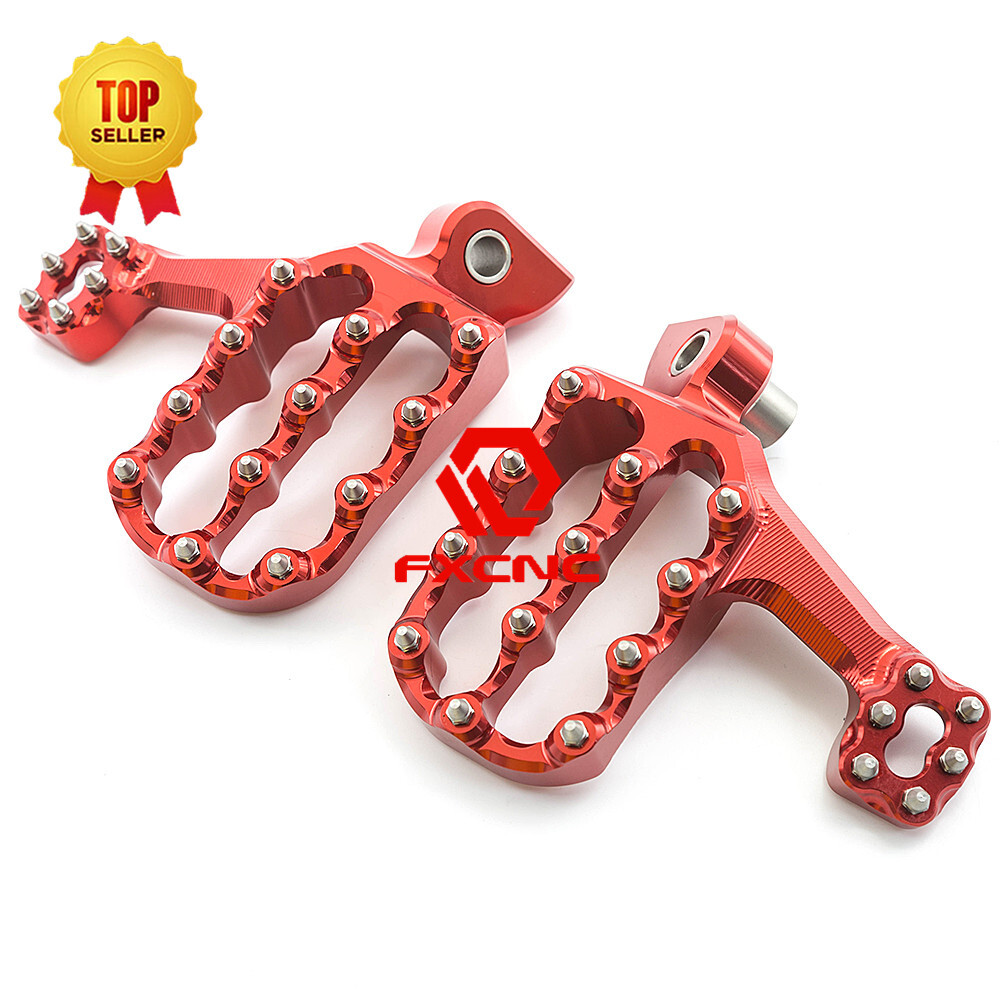 FXCNC Pivot Footpegs Footrest Pedal For WR250F 2001-2016 YZ426F 200 ...