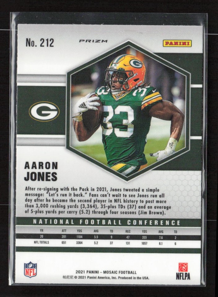 2021 Mosaic Orange Reactive #212 Arron Jones Near mint or better | eBay