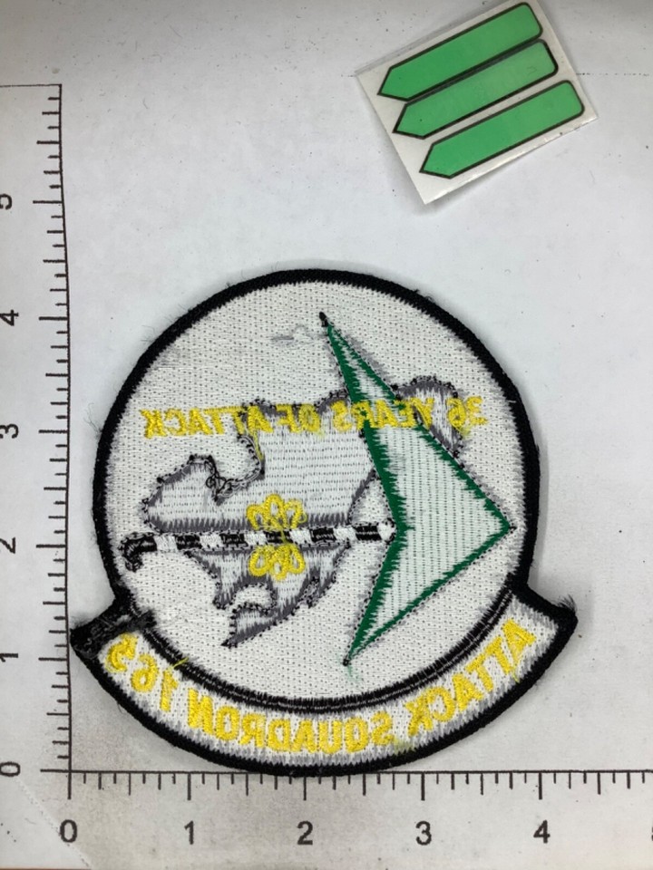 VINTAGE US NAVY ATTACK SQD 165 SQUADRON JACKET PATCH | eBay