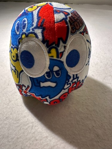 Toy Factory Pac-Man Sticker Bomb Pacman Ghost Plush 5" | eBay