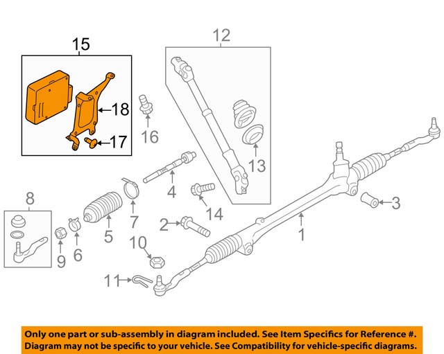 2013-2016 Subaru BRZ Steering Computer Module Unit 34710CA010 for sale ...