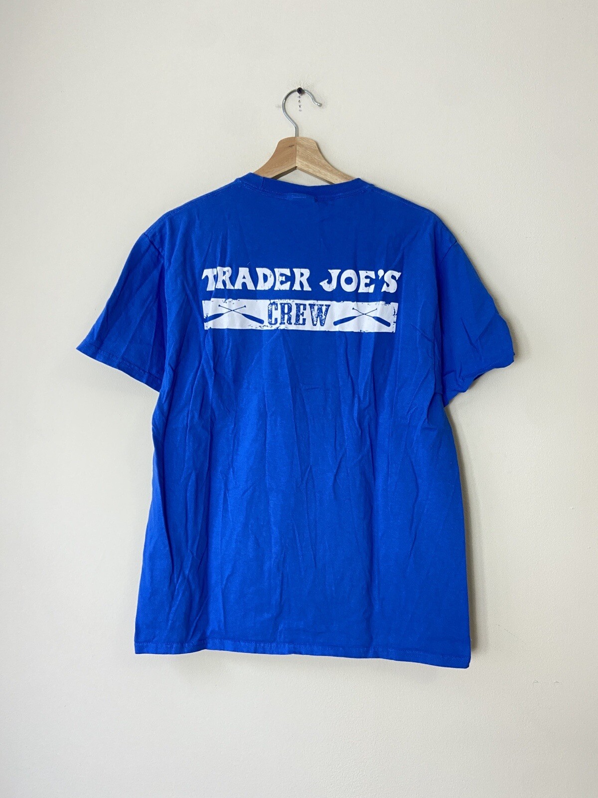 Trader Joe’s Crew Grocery Store Paddle Graphic Blue T… - Gem
