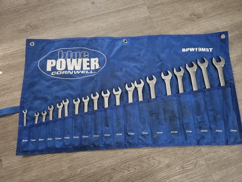 Blue Power Cornwell 19-Piece Metric Combination Wrench Set BPW19MST | eBay