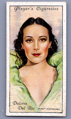 1934 Player's Film Stars 2nd Series - #15 Dolores Del Rio | eBay