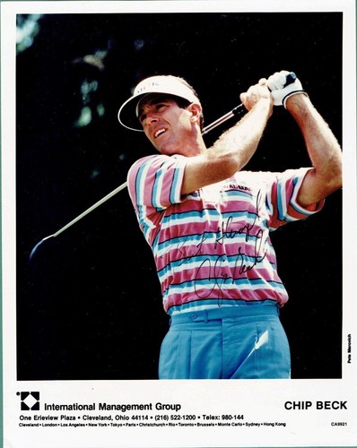 CHIP BECK SIGNED AUTOGRAPH 8X10 PHOTO PGA GOLF | eBay