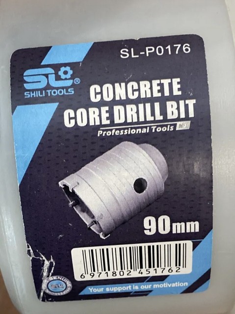 Shili Tools 90mm Concrete Core Drll Bit Professional Tool SL-P0176 for ...