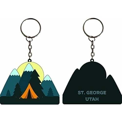 St. George Utah Souvenir Tent Metal Keychain | eBay
