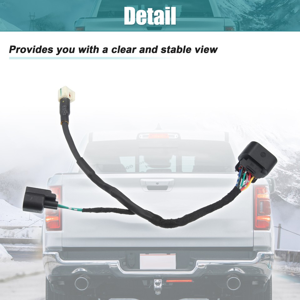 Pack of 1 For Dodge For Ram 1500 2500 350 Rear Camera Wiring Harness ...
