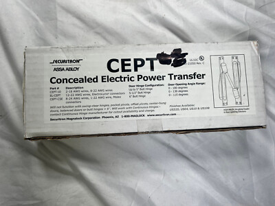 Securitron Assa Abloy CEPT-10 Door Concealed Electric Power Transfer | eBay